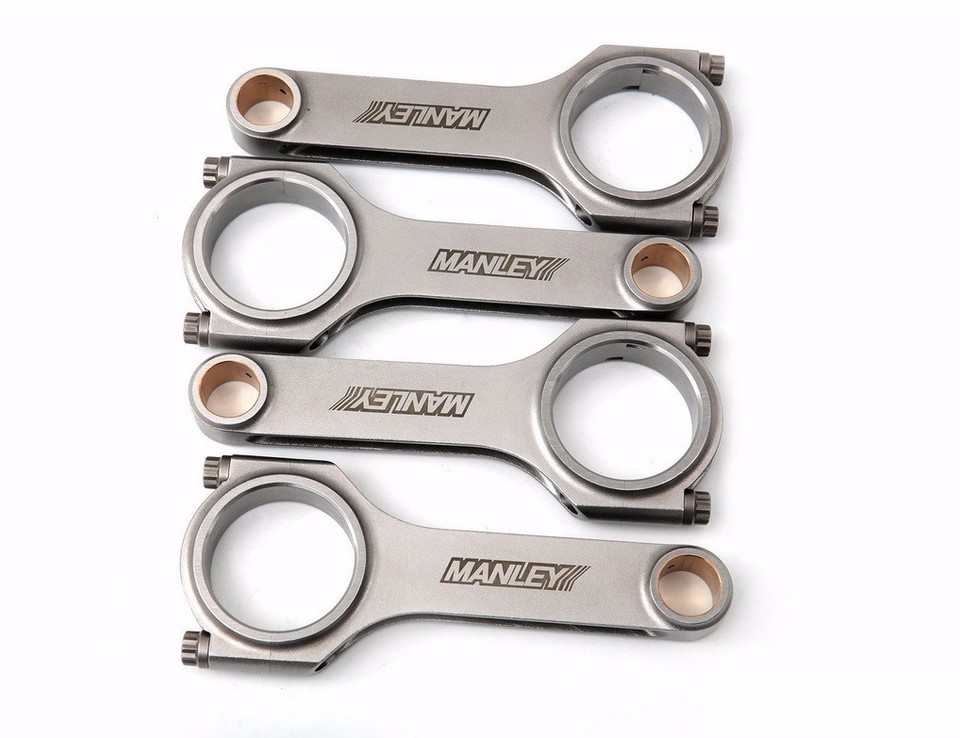 MANLEY FORGED H-BEAM CONNECTING RODS FOR SUBARU WRX STI FITS EJ205 ...
