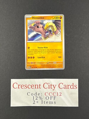 Hitmonlee 106/165 English 151 Regular TCG Pokémon Card | eBay
