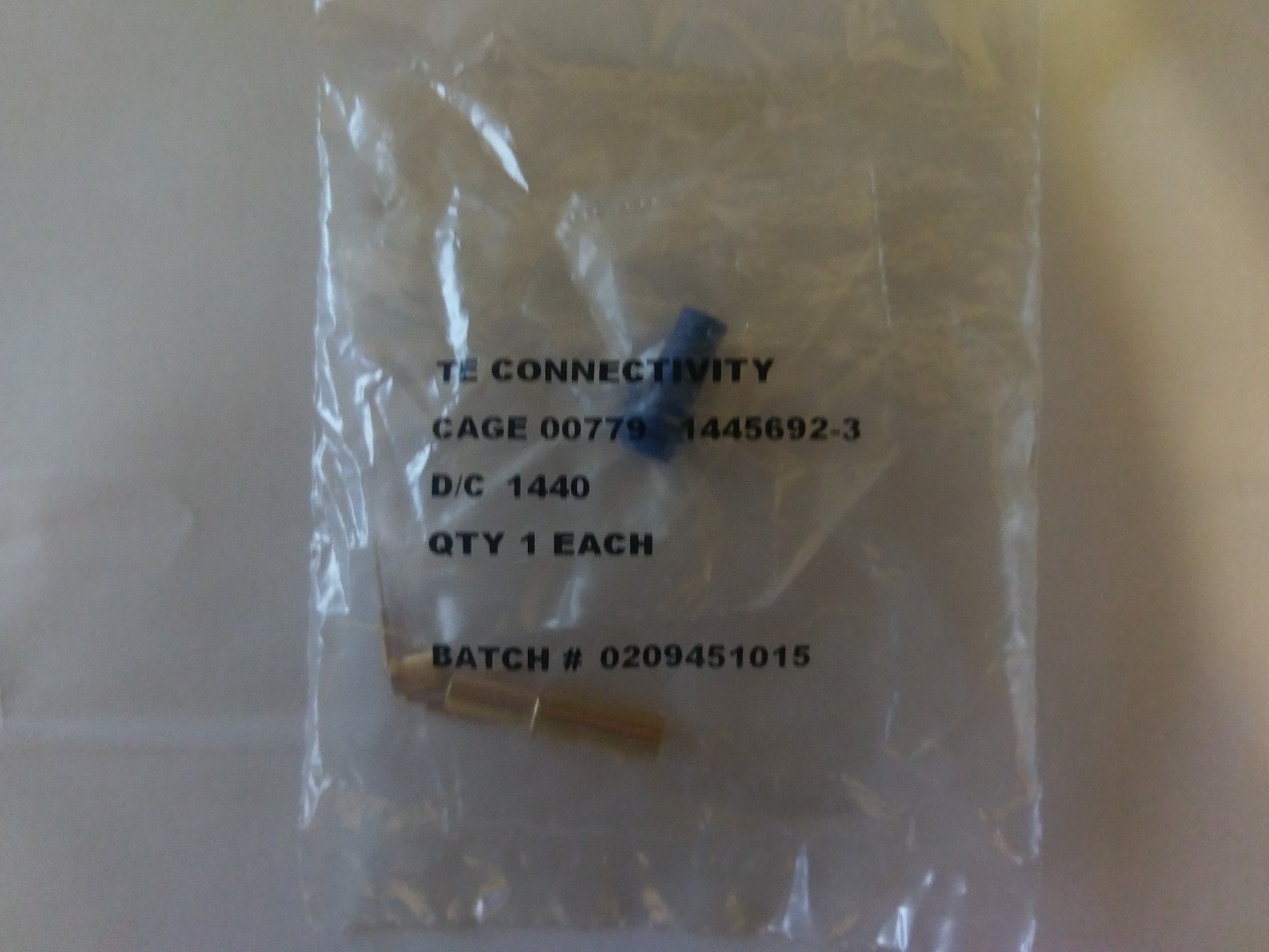 TE Connectivity Quadrax Connector Male 4 Pin P/N 1445692-3 BRAND NEW | eBay