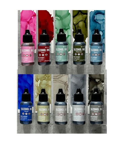 Ranger, Tim Holtz, Alcohol Ink, , 10 Bottles, Ink Set, 2024 Release | eBay
