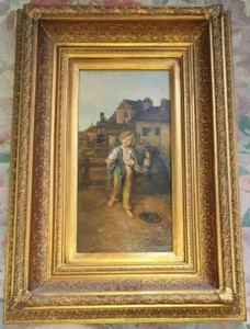 WONDERFUL R. Wilson - OIL ON BOARD PAINTING. | eBay