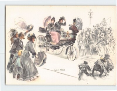 Postcard Benz 1888 Automobile | eBay