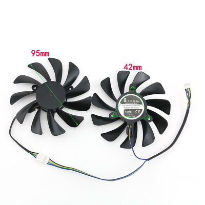 For DATALAND RX 590 RX 580 Red Devil PLD10015B12H Graphics Card Fan ...