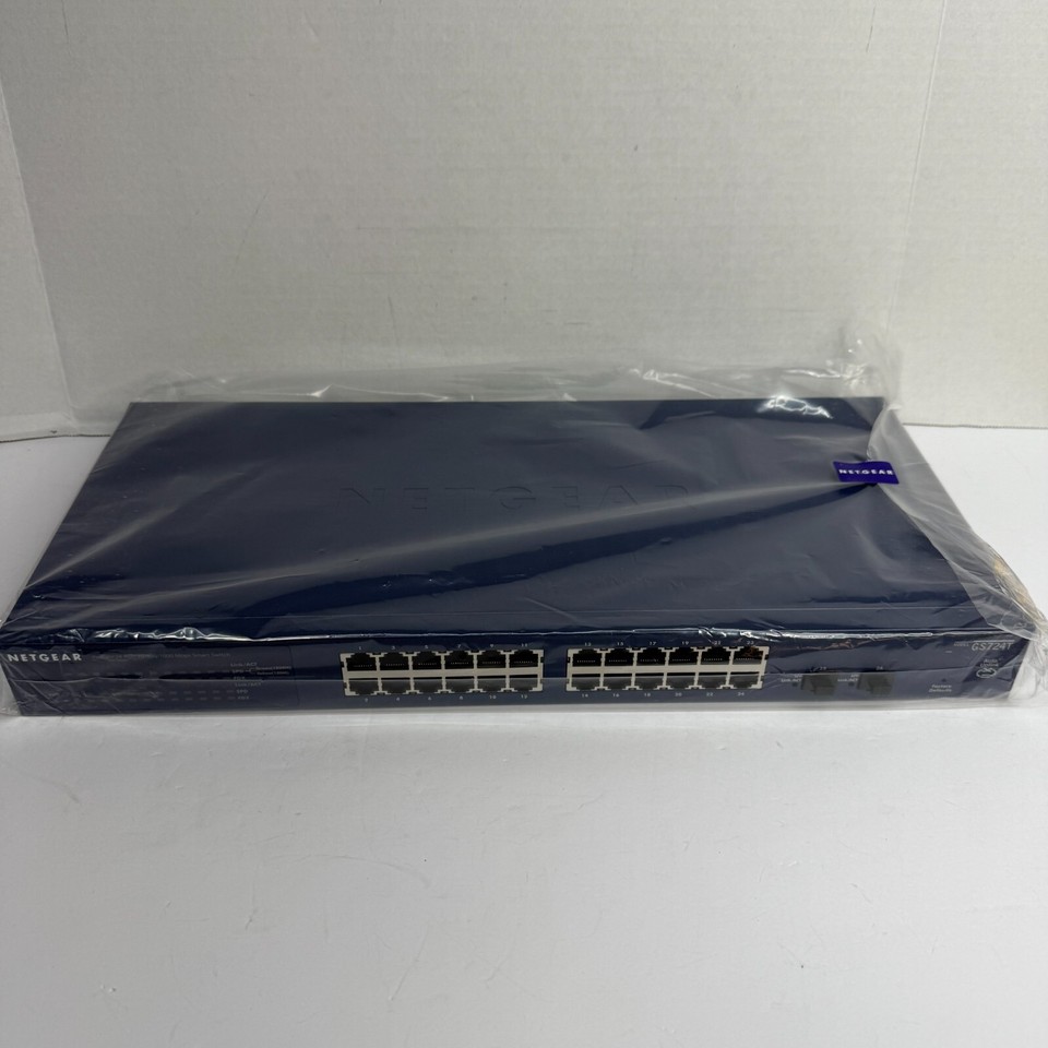 Netgear GS724T AVB V4 Managed 24-Port Gigabit Switch - AVB Certified ...