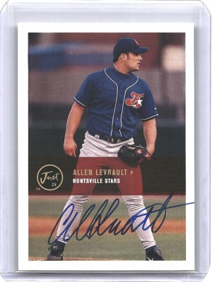 Allen Levrault Signed In Person Auto Brewers 2000 Just Minors #152 ...
