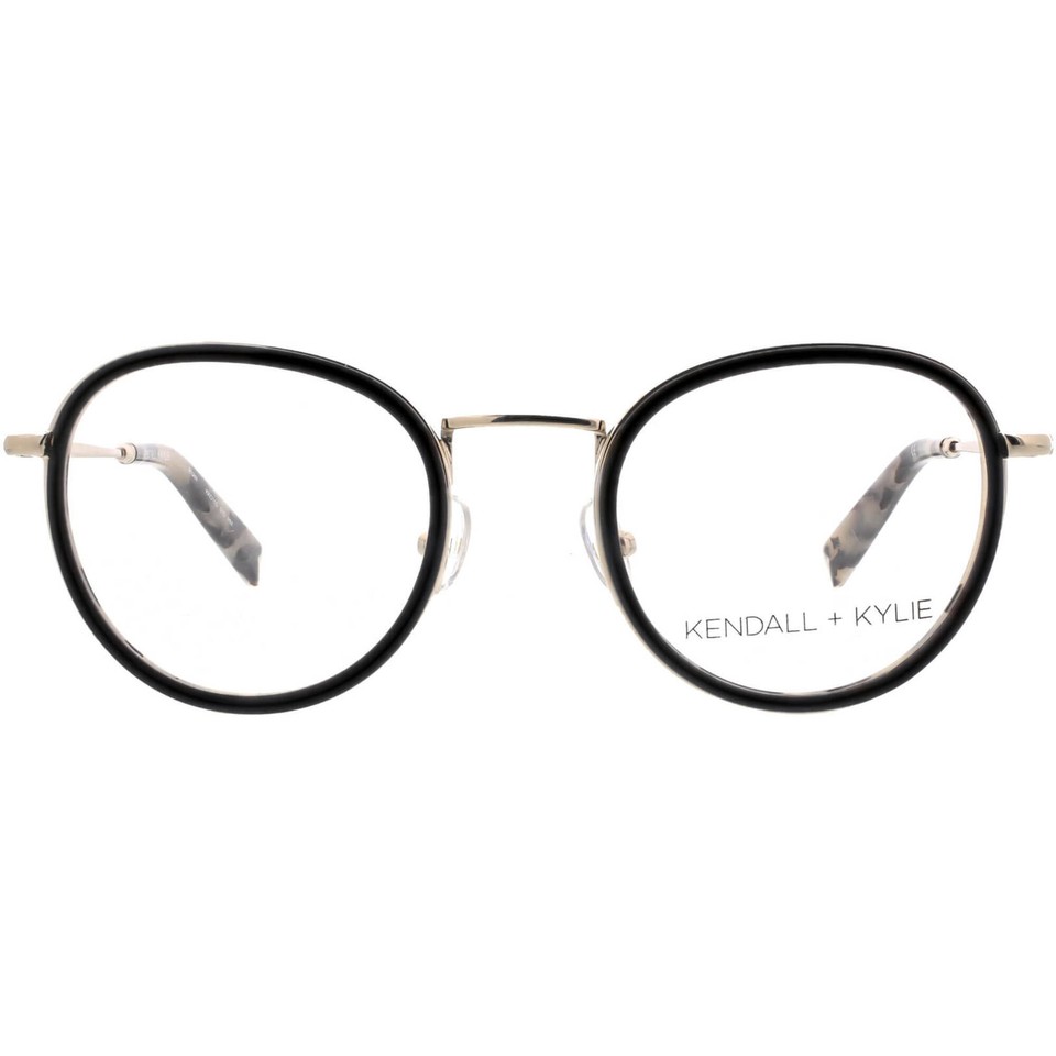 Kendall + Kylie Women's Eyeglasses Green Round Frame Demo Lens KKO115 ...