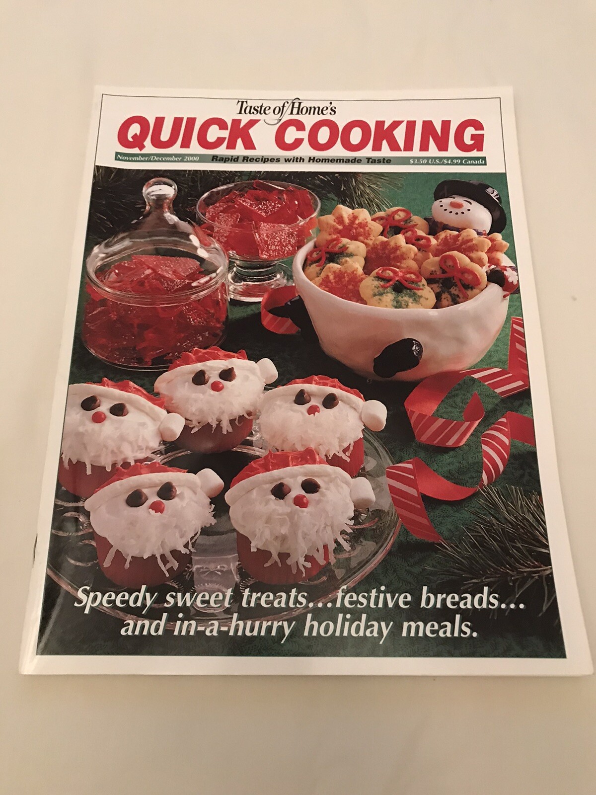 Taste Of Home Quick Cooking Magazine, Nov/Dec 2000 | eBay