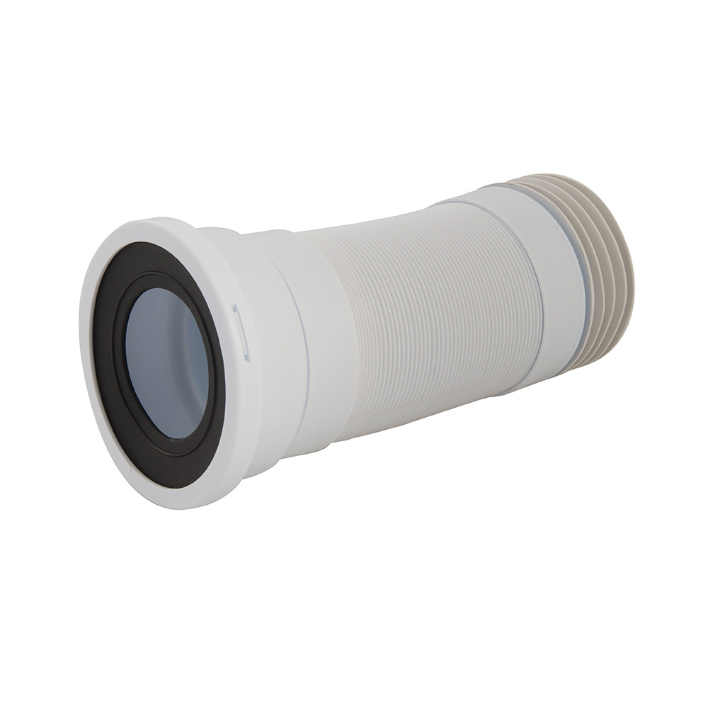 Straight Flexible Pan Connector 110mm - Flexible adjustment 240 - 450mm ...