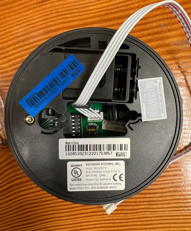 SecuRam Safelogic Basic Electronic Lock & Keypad SET - Swingbolt ...