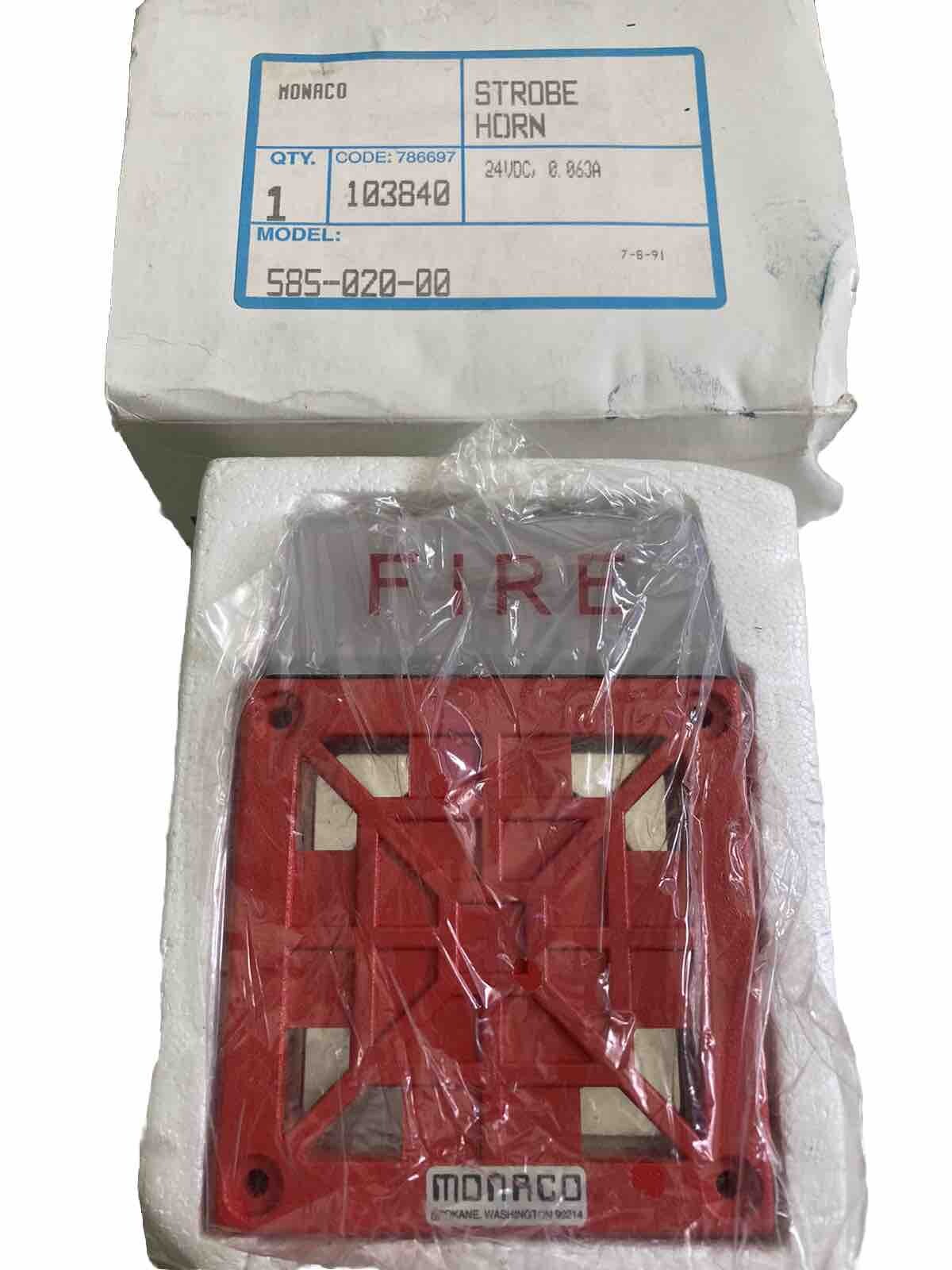 NEW Vintage Wheelock 7002T-24 Fire Alarm Horn/Strobe In Box (“Monaco ...