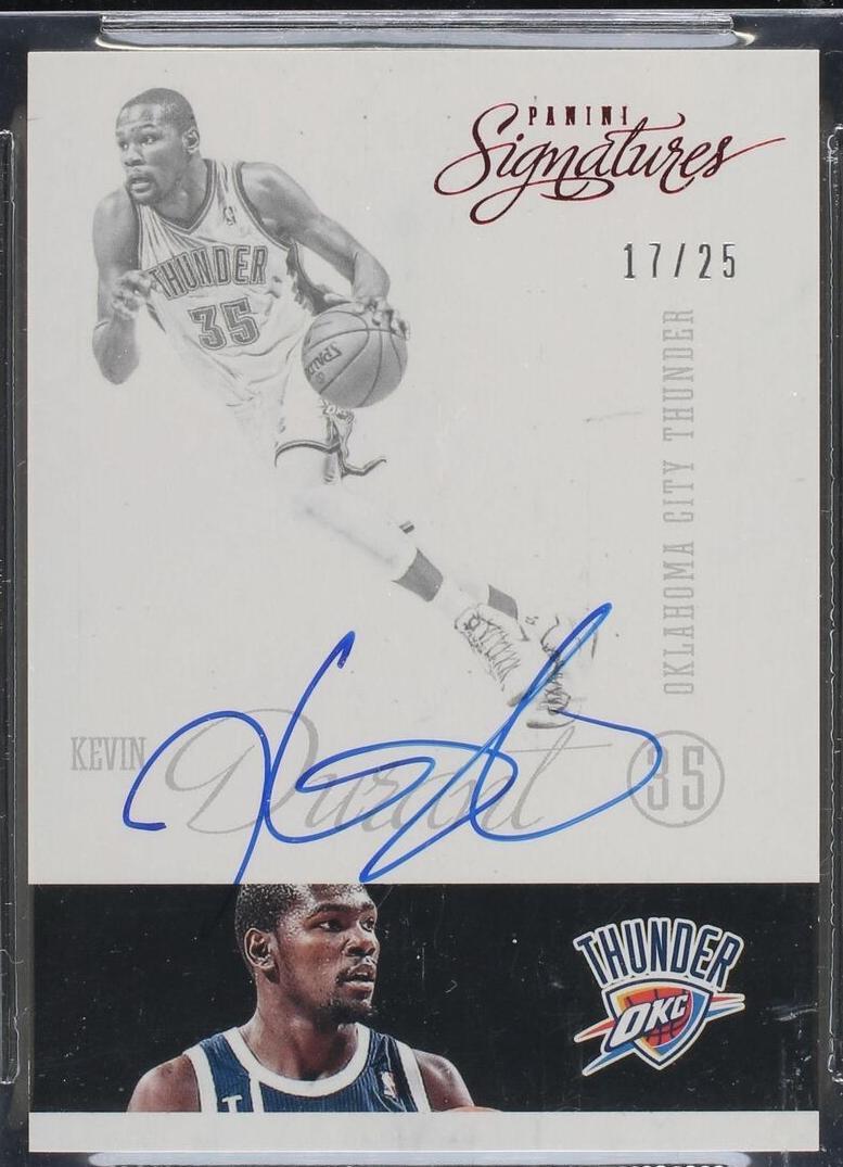 2012-13 Panini Signatures - Kevin Durant #133 Red /25 (AU) for sale ...