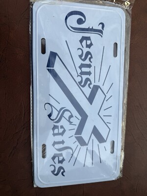 Jesus Saves Metal Novelty License Plate Tag LP-256 | eBay