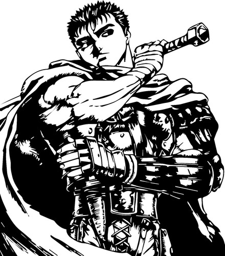 Guts Berserk Anime decal sticker for car/truck laptop window custom | eBay