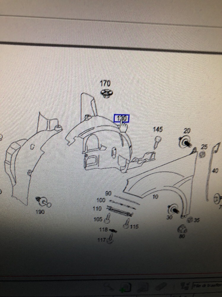 Stone Guard Front Left Part Rear Mercedes Class B 1696982730 | eBay