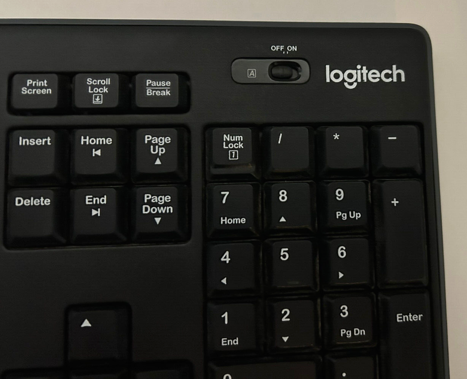 (NO USB RECEIVER) Logitech K270 Wireless Keyboard Windows/MAC Full ...