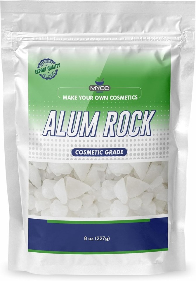 Alum Rock 8oz & 16oz Pure Potassium Alum Crystals for Deodorant ...