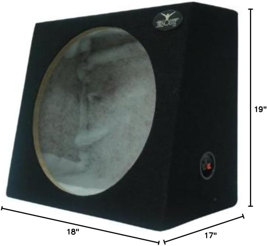 SAG15 Heavy Duty Sealed Back-Angle Single 15-Inch Subwoofer Enclosure ...
