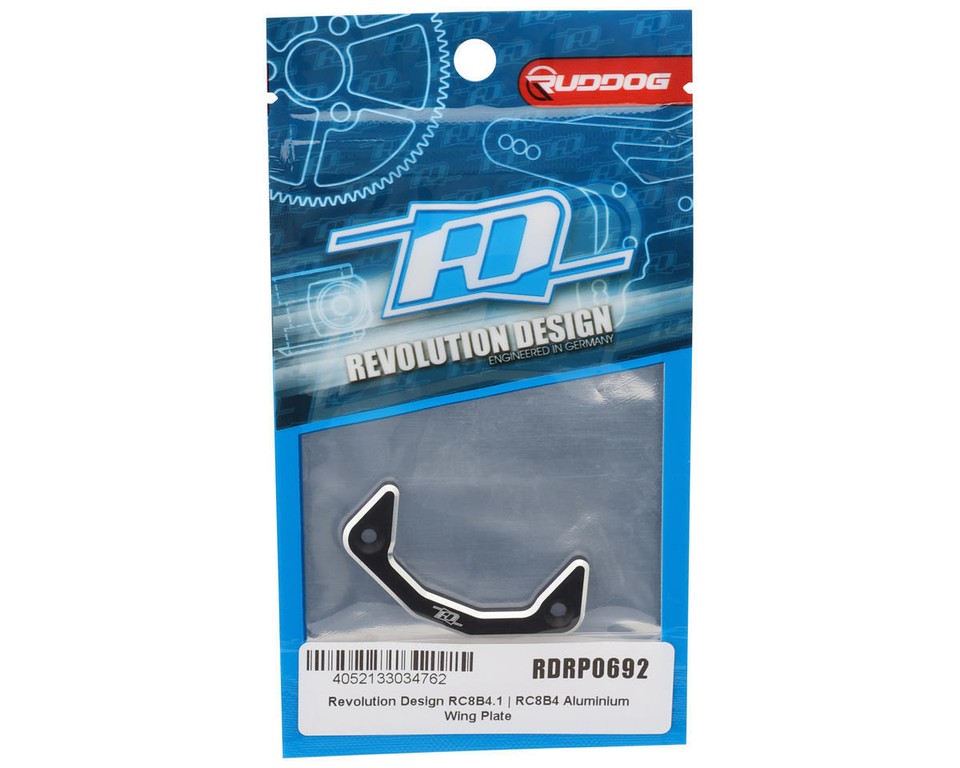 Revolution Design RC8B4.1/RC8B4 Aluminum Wing Plate (Black) [RDRP0692 ...