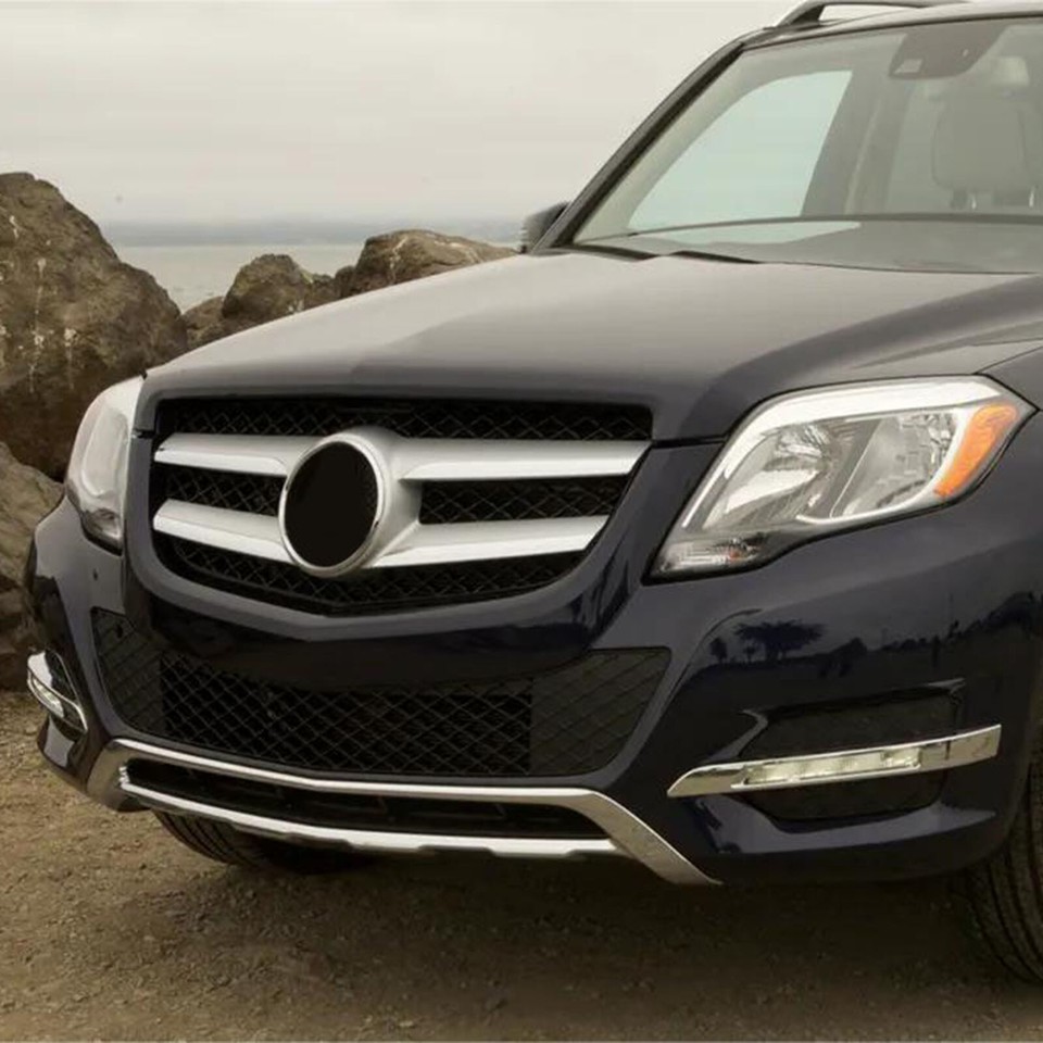 For Mercedes Benz GLK / X204 GLK350 2013-2015 Front Grille Grill Silver ...