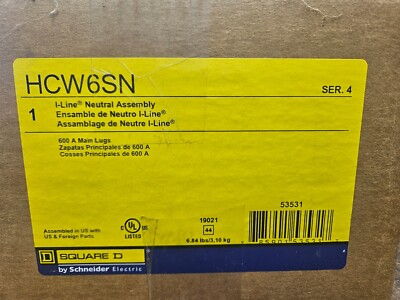 Square D HCW6SN I LINE NEUTRAL KIT | eBay