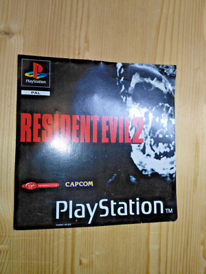 Resident Evil 2 PlayStation 1 PS1 FRONT COVER jaquette avant only PAL ...