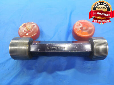 1.700 14 UNS 1B THREAD PLUG GAGE 1.7 GO NO GO P.D.'S = 1.6536 & 1.6645 ...