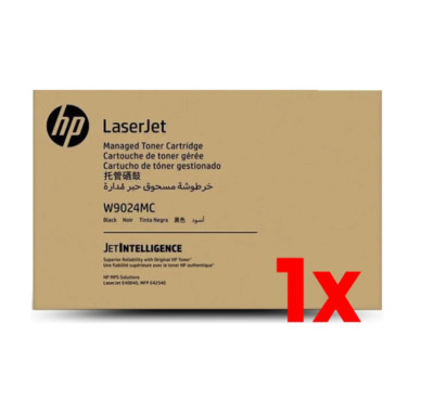 Genuine HP W9024MC Black Toner Cartridge MFP E42540f E40040dn 11,500 ...
