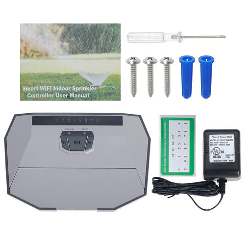 Smart Sprinkler Controller WiFi 8 Zone Indoor/Outdoor Irrigation System ...