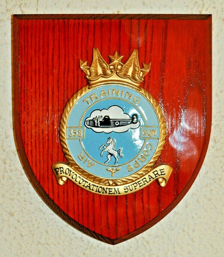 358 Squadron Air Training Corps plaque crest shield ATC RAF Cadets ...