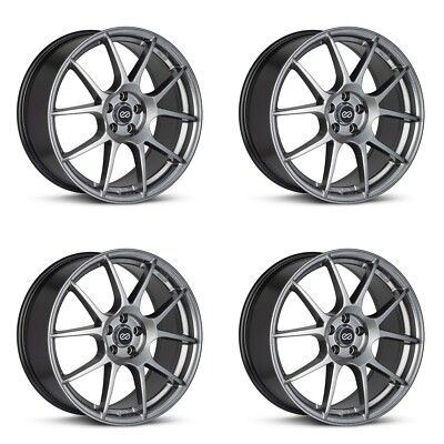 (4X) Enkei YS5 Wheels [18x8 / 5x100 / ET:45 / CB:72.6] Hyper Black | eBay