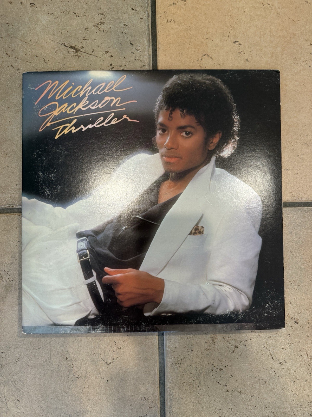 RARE 1ST PRESS MICHAEL JACKSON THRILLER •RARE COVER ERROR VINYL RECORD ...