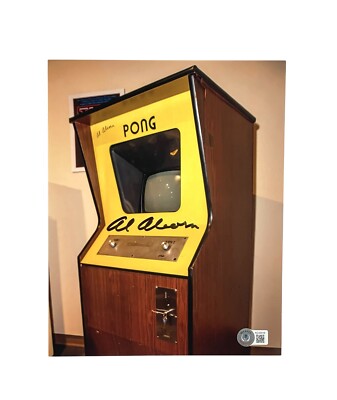 Pong Video Game Creator Allan Alcorn Autographed 8x10 Photo Atari BAS ...