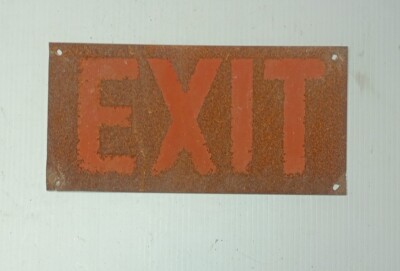 Exit Signs - Vintage Exit Sign