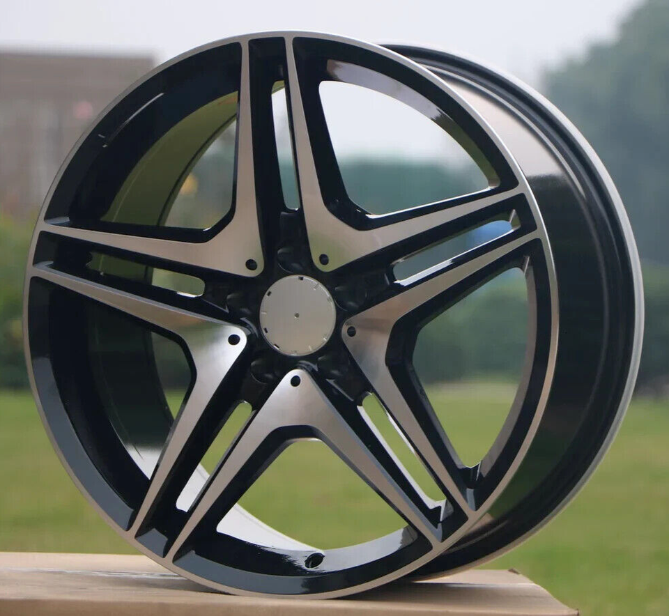 19" C63 AMG STYLE WHEELS RIMS FITS MERCEDES BENZ W204 W205 C250 C300 ...