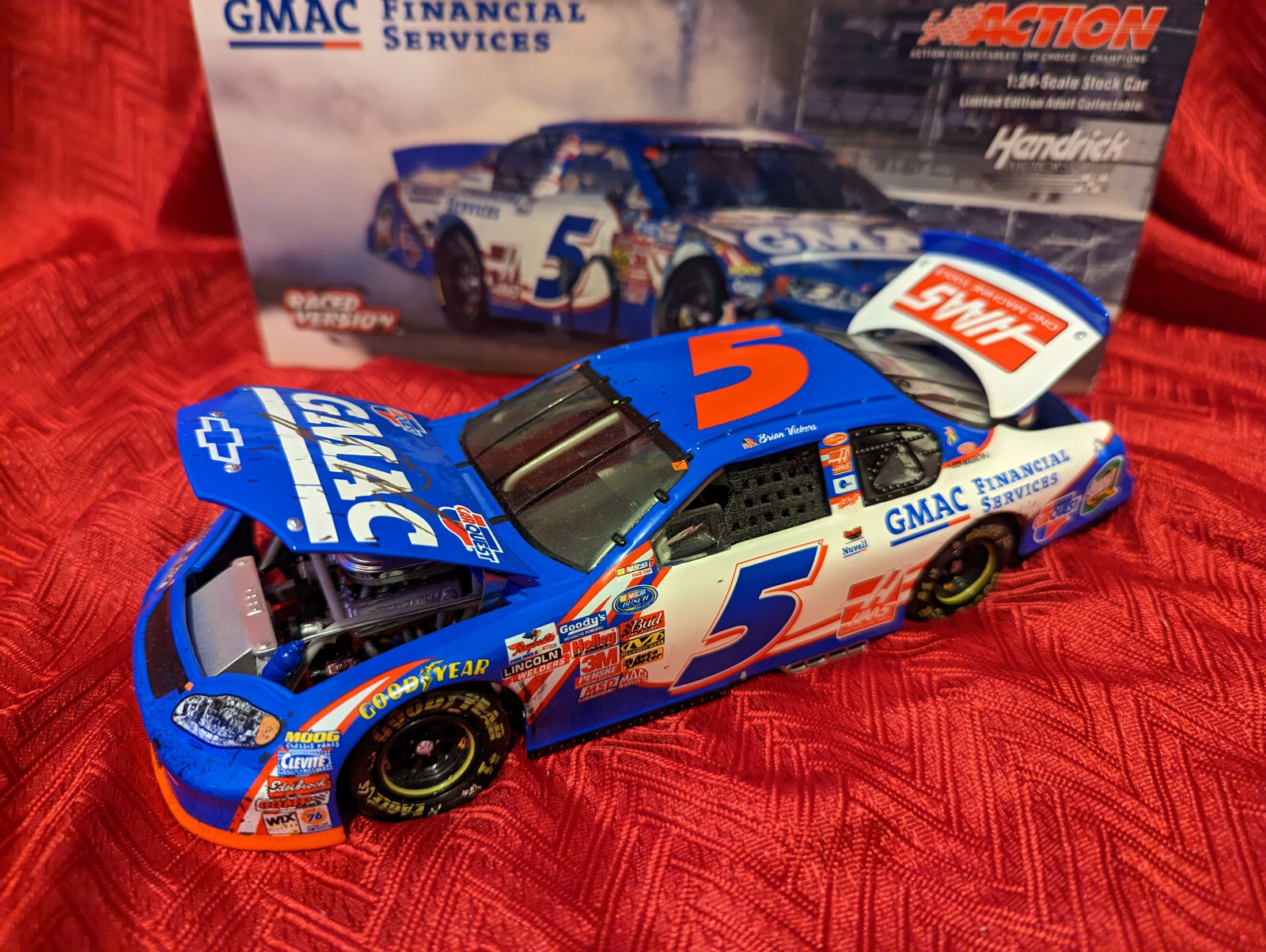 Brian Vickers AUTOGRAPHED 2003 #5 GMAC Race Win ARC 1:24 | eBay
