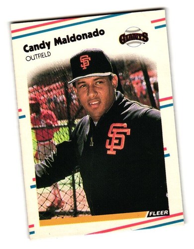 1988 Fleer Classic Miniatures # 118 Candy Maldonado San Francisco ...