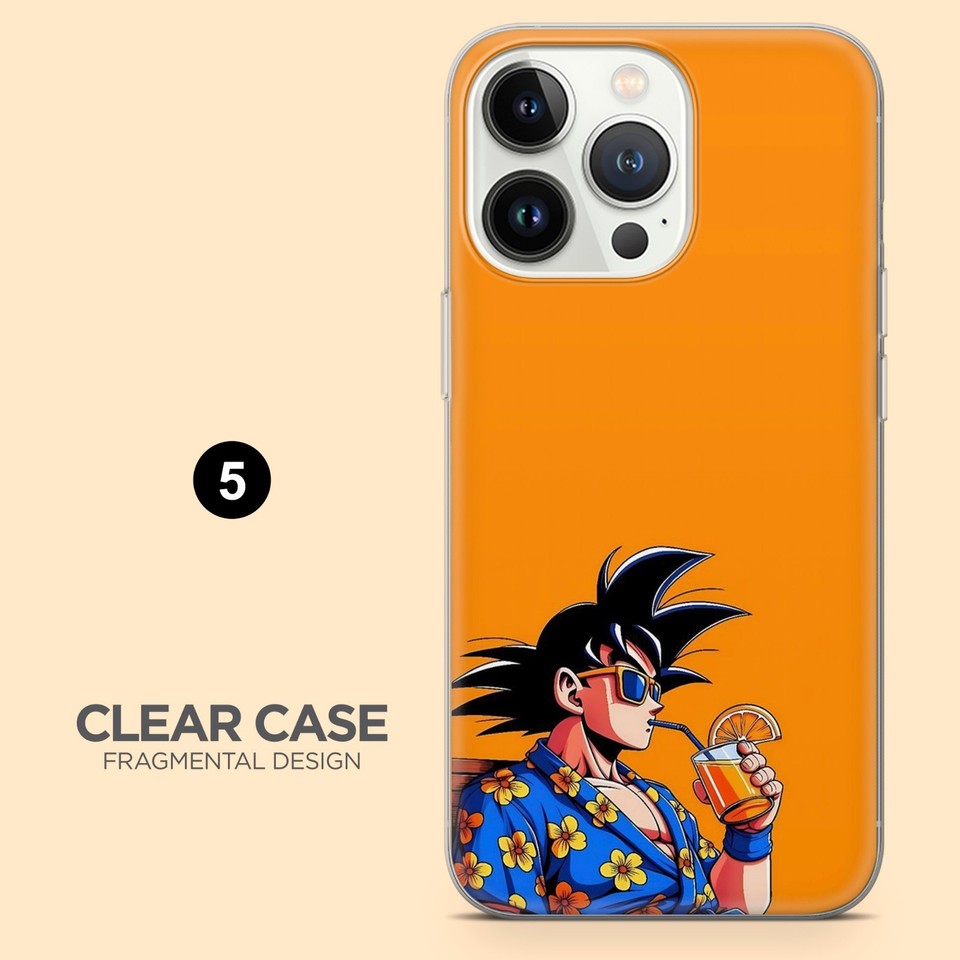 Dragon Ball Goku Phone Case for iPhone 16 15 14 13 Pixel 9 8Pro Samsung ...