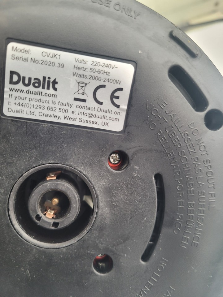 DUALIT Classic Kettle 1.7L - Model CVJK1 - Polished Chrome | eBay UK