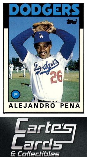 Alejandro Pena 1986 Topps Tiffany #665 Los Angeles Dodgers | eBay