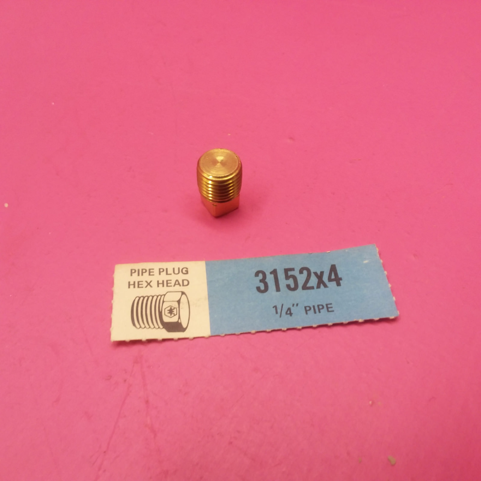 1 EATON WEATHERHEAD BRASS PIPE PLUG HEX HEAD 3152X4 1 4 PIPE B54 EBay