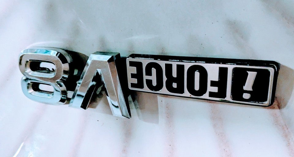 2X-2001-07 Toyota iForce V8 Emblem Symbol Badge Rear Tailgate Nameplate ...
