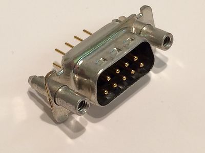 9 WAY D TYPE MALE BOARD MOUNT BEST AMPHENOL L777DE09POL2 CONNECTOR ...