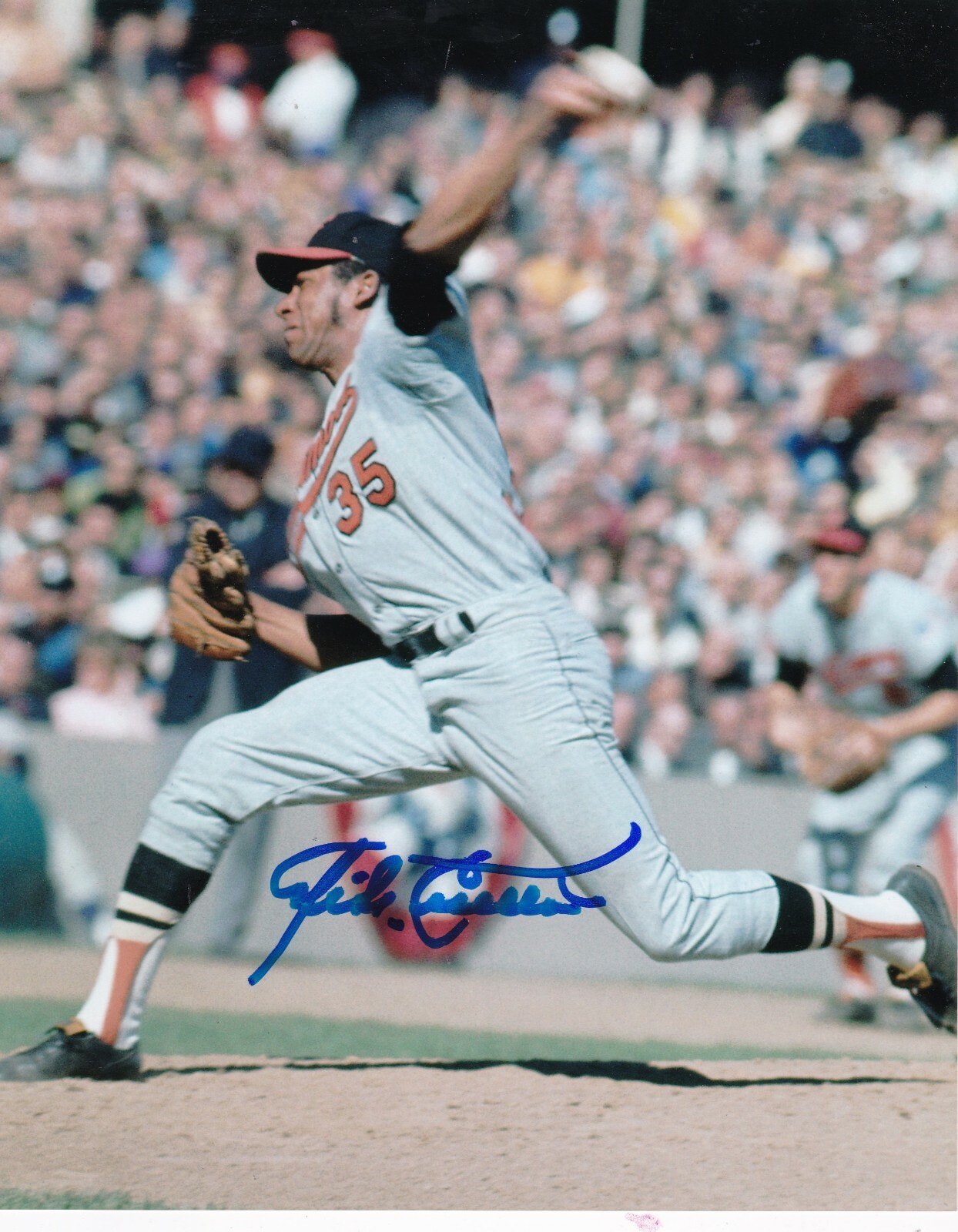 MIKE CUELLAR BALTIMORE ORIOLES ACTION SIGNED 8x10 | eBay
