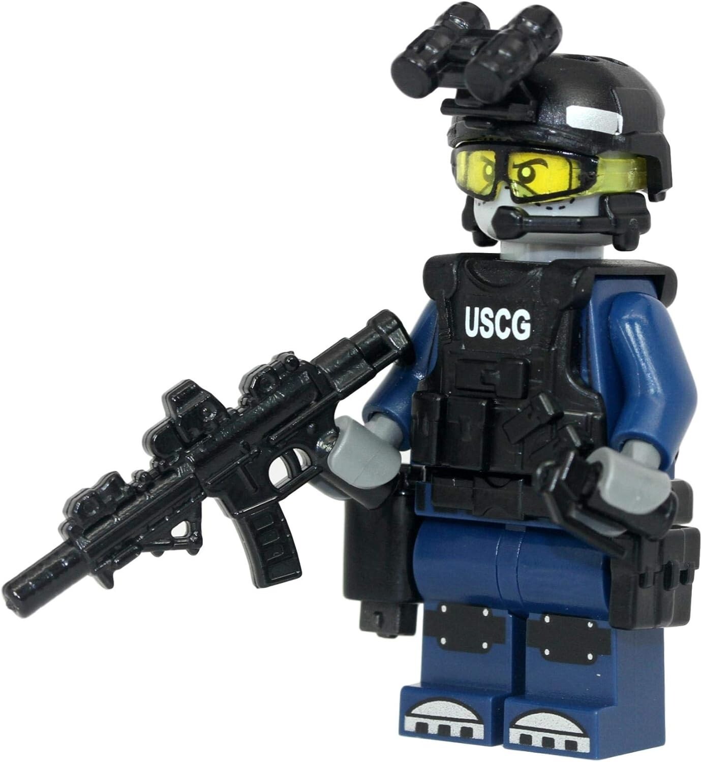 Custom US Coast Guard (MSRT) Officer made with real LEGO® minifigure | eBay