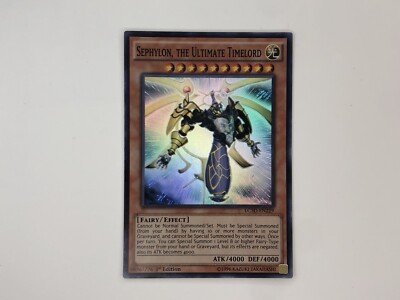 Yugioh Sephylon, The Ultimate Timelord LC5D-EN229 Super Rare 1st ...