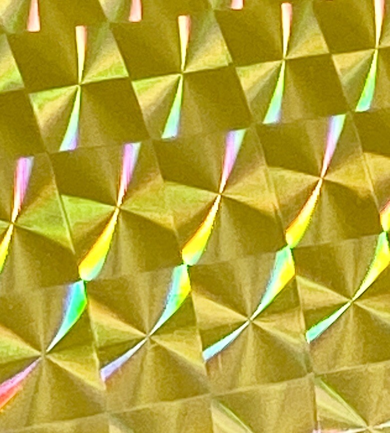 PRISM Sign Vinyl, Holographic 1/4" Mosaic, Pick Color + Size, Fantasy ...