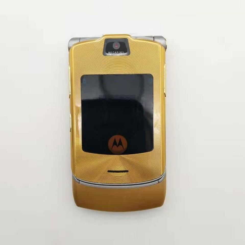 Original Motorola Razr V3i Quad Band Flip GSM MP3 Unlocked Mobile Phone ...