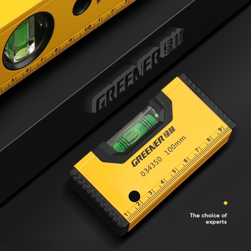 Magnetic Mini Pocket Spirit Level High-Precision Level Ruler Shock ...
