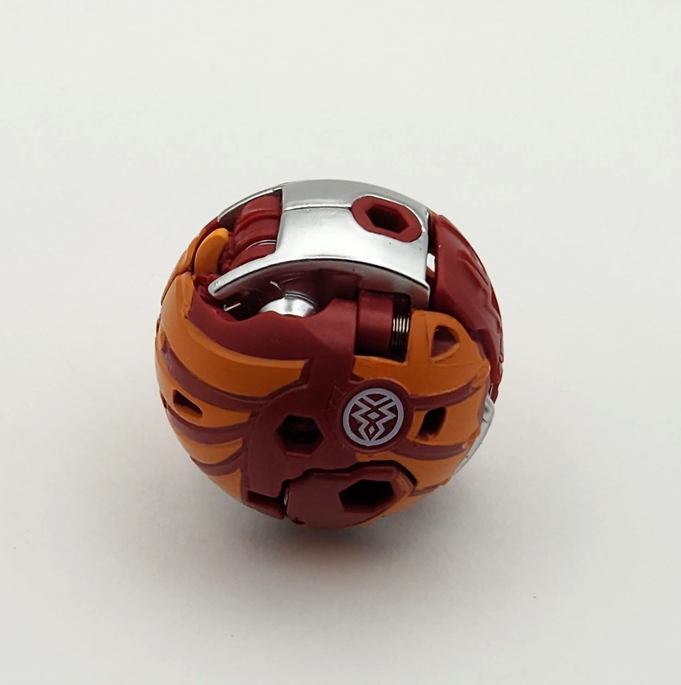Bakugan GeoForge Dragonoid Red Pyrus Metal Geogan Rising B900 Battle ...