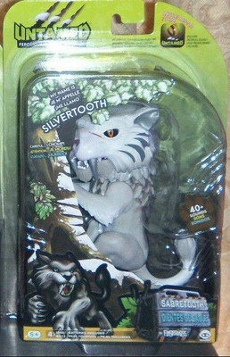 Fingerlings Untamed SILVERTOOTH Sabretooth White Tiger 40+ Sounds | eBay
